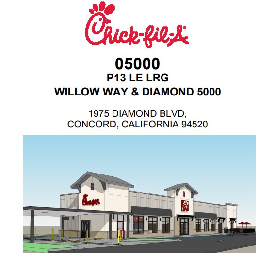 Update Chick Fil A To Present Design Plans For Proposed Concord