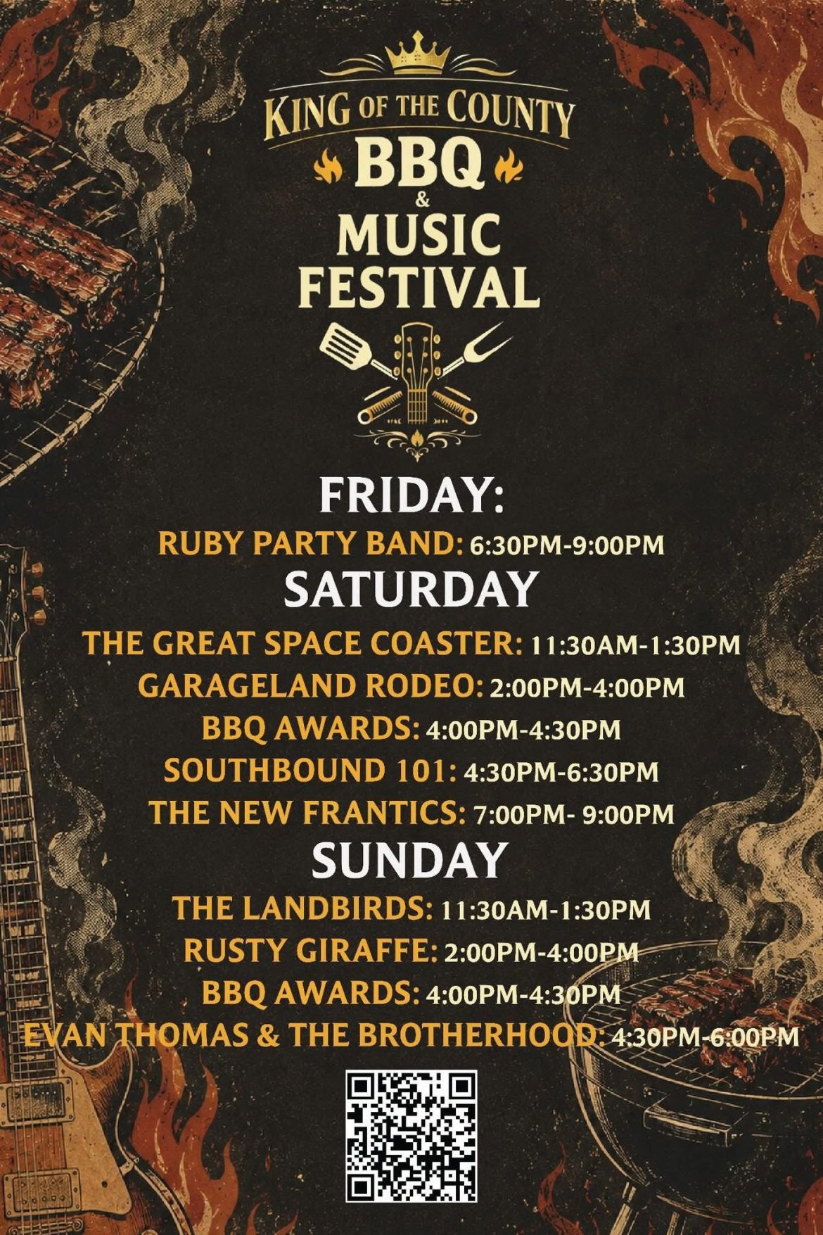 STARTS TONIGHT! King Of The County BBQ & Music Festival Returns To ...